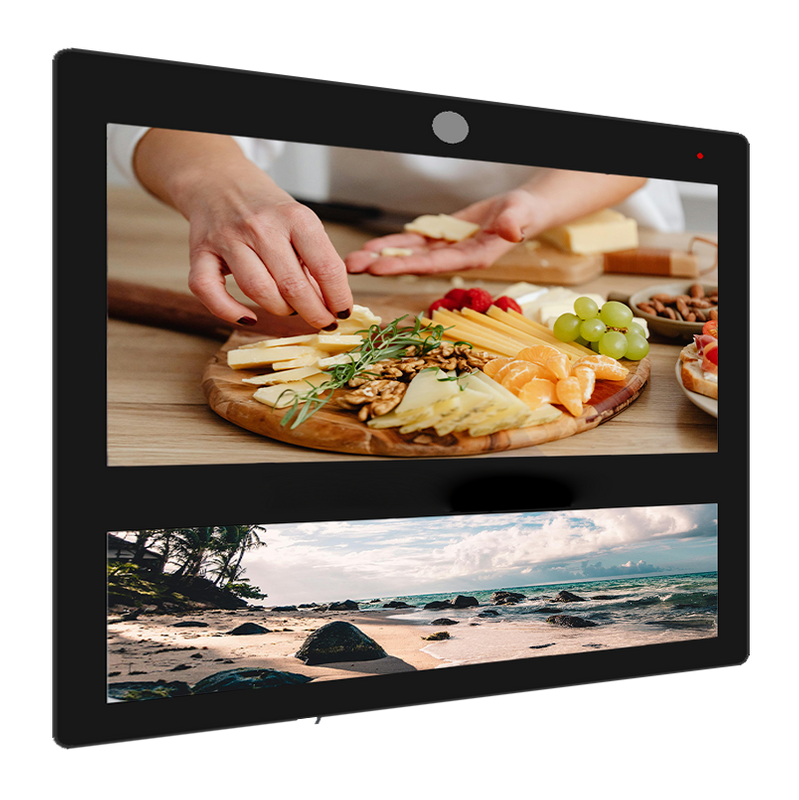 Dual-Screen Wall-Mounted Digital Signage for Elevator from China manufacturer - LeaTech